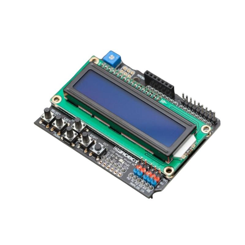 DFRobot 1602 LCD Keypad Shield für Arduino - Bastelgarage Elektronik Online Shop