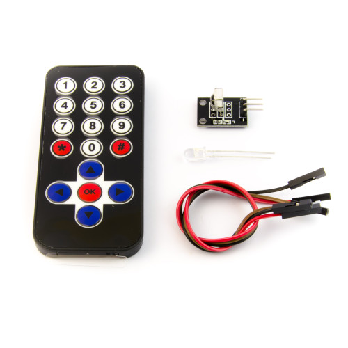 Infrared remote control with HX1838 infrared module - Bastelgarage ...