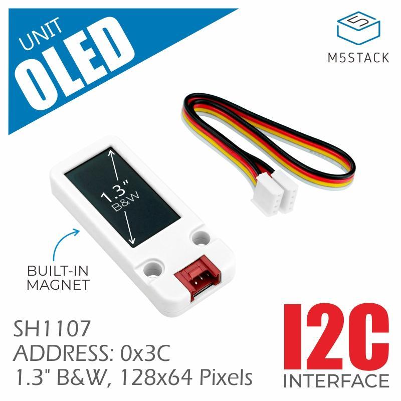 OLED Unit 1.3Zoll 128×64 Display SH1107 - Bastelgarage Elektronik ...