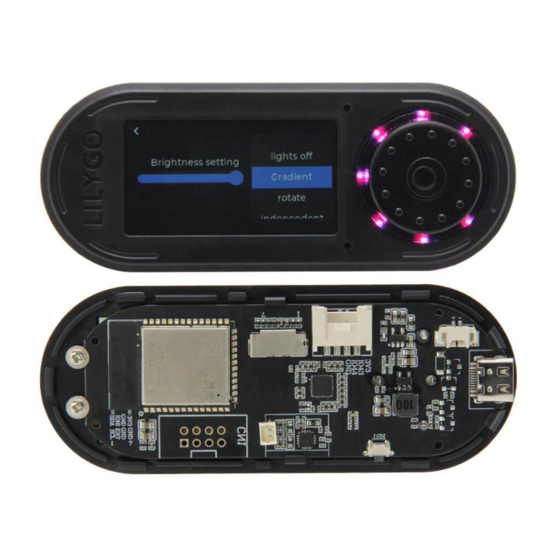Lilygo T Embed Schwarz Esp32 S3 Mit Encoder Und Display Bastelgarage
