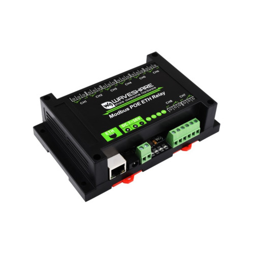 8-Kanal Relais PoE Ethernet RTU/Modbus TCP Protokoll - Bastelgarage Elektronik Online Shop