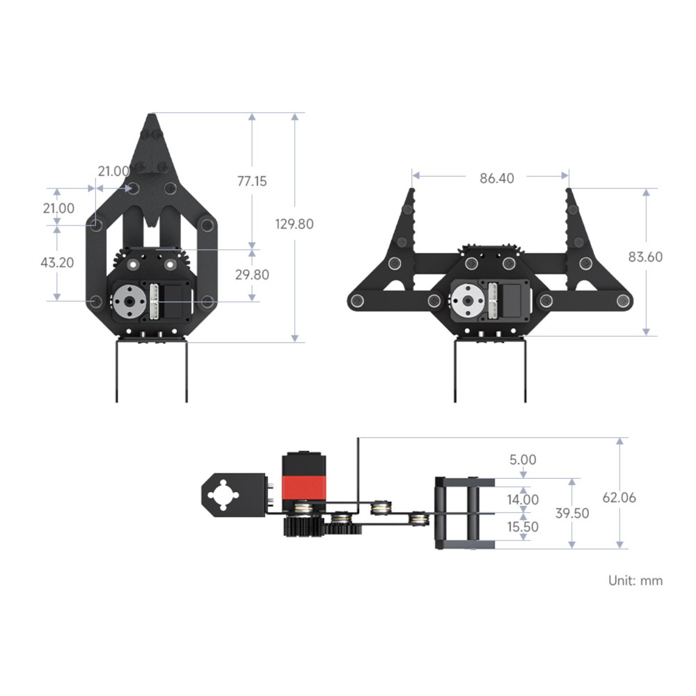 RoArm Gripper Gripper-A - Bastelgarage Electronics Online Store